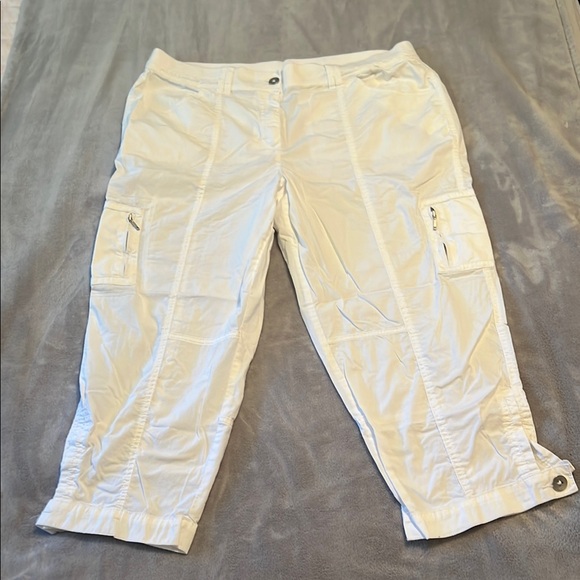 Great Description About Plus Size White Ankle Pants